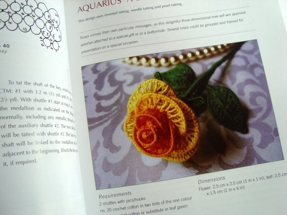 Judith Connors: CONTEMPORARY TATTING + kpl 2 čolničkov (ladjic),novo