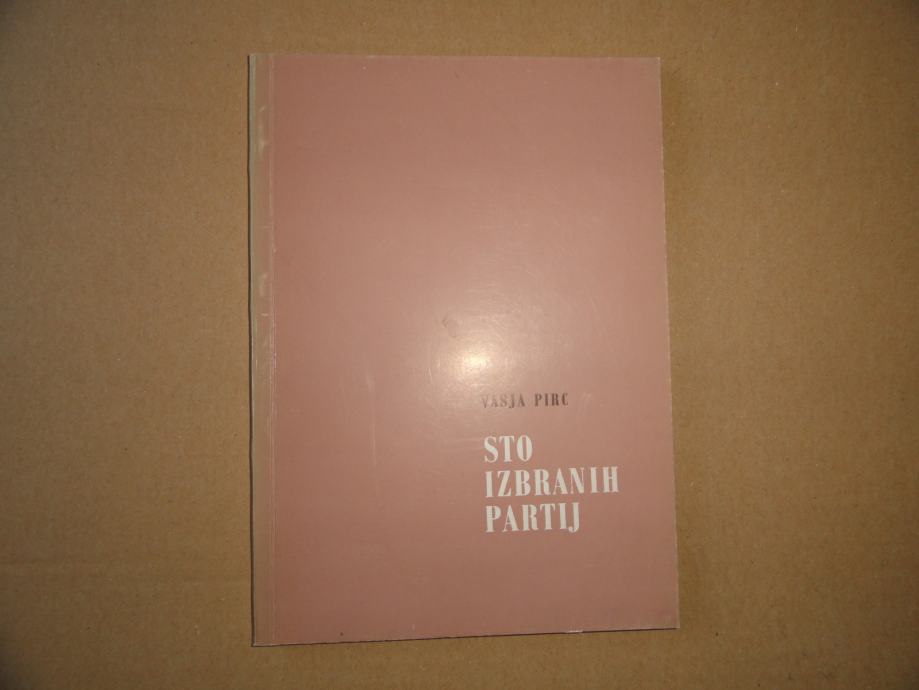 VASJA PIRC, STO IZBRANIH PARTIJ, ŠAH
