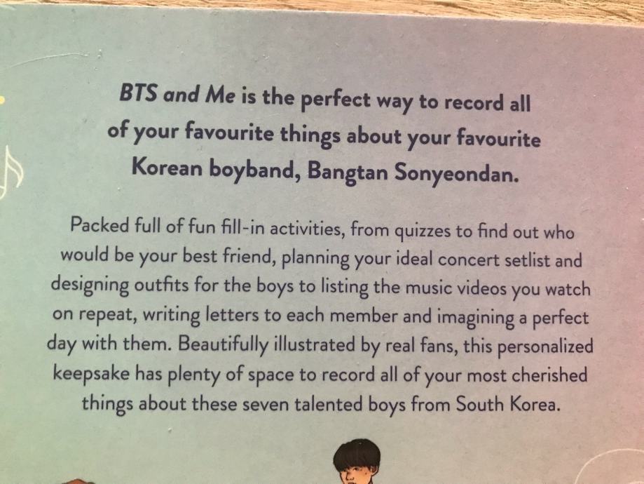 BTS AND ME - your unofficial fill-in fan book