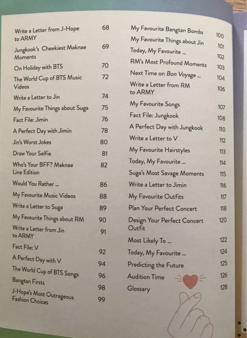 BTS AND ME - your unofficial fill-in fan book