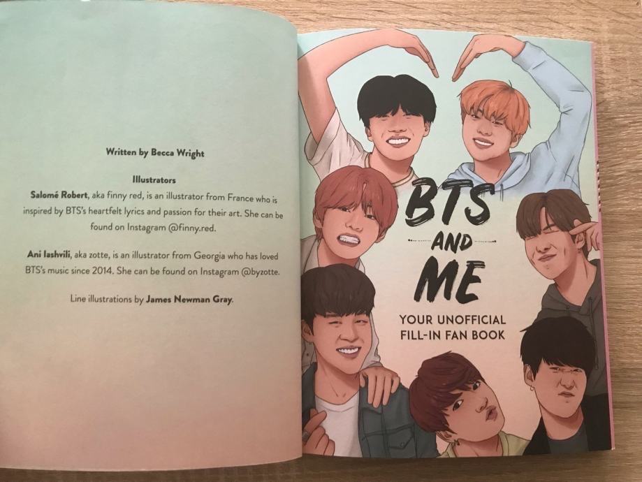 BTS AND ME - your unofficial fill-in fan book