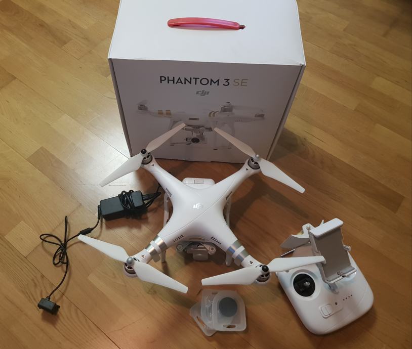 dron Dji Phantom 3 SE z 4K kamero in 4km dometa