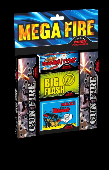Mega fire set
