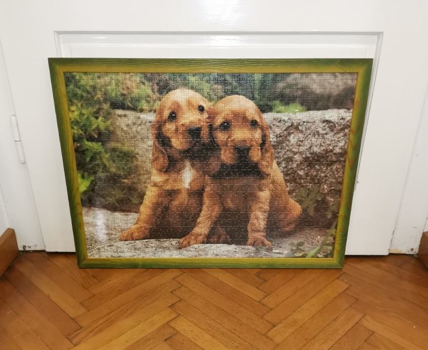 Puzzle - slika v okvirju