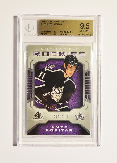 Anže Kopitar original podpis in rookie kartica