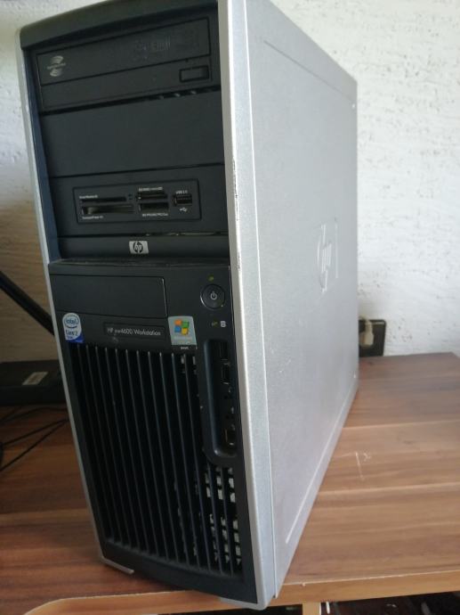 HP xw4600 workstation quad core/4gb/Nvidia Quadro/500gb/W10