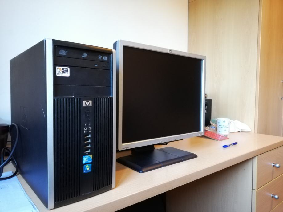 Namizni računalnik HP Compaq 6000 + monitor HP LP2065
