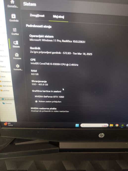 Gaming HP Pavilion laptop 15,6