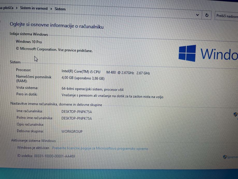 HP ProBook 4720s, i5 480M, 4GB, SSD, AMD Radeon HD 6370M 17.3, Win10