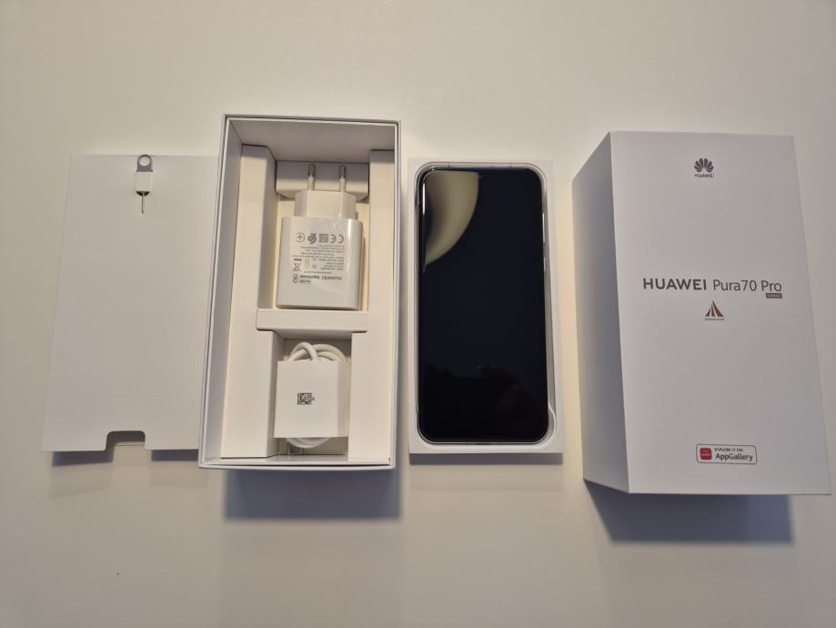 Huawei Pura 70 Pro - 512 GB / 12 GB RAM, bel, brezhiben!