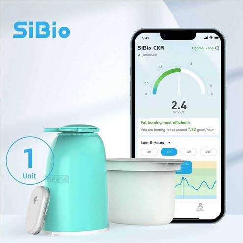 SiBio KS1 Continuous Ketone Monitoring System (CKM)