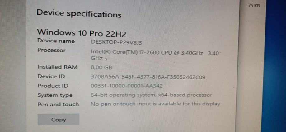 Lenovo M91p:Core i7 2600,8GB DDR3,GF9500GT 1GB,1TB hdd,win10