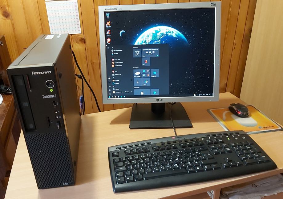 LENOVO ThinkCentre Edge kpl. z monitorjem, tipkovnico in miško