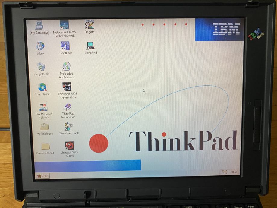 IBM ThinkPad 380D prenosnik