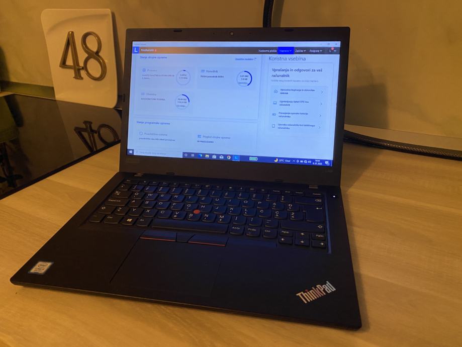 LENOVO L480 Intel Core i3 8.Gen / 8GB DDR4 / NVMe SSD