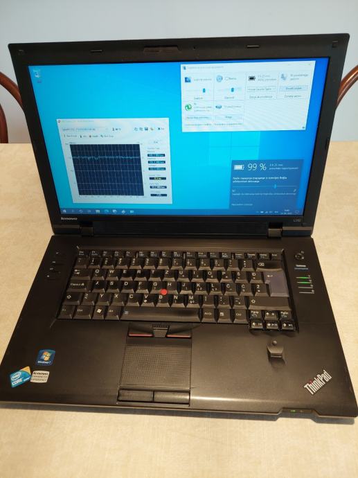 Lenovo ThinkPad L512, i5, 2GB, 120 GB SSD, kamera, W10pro