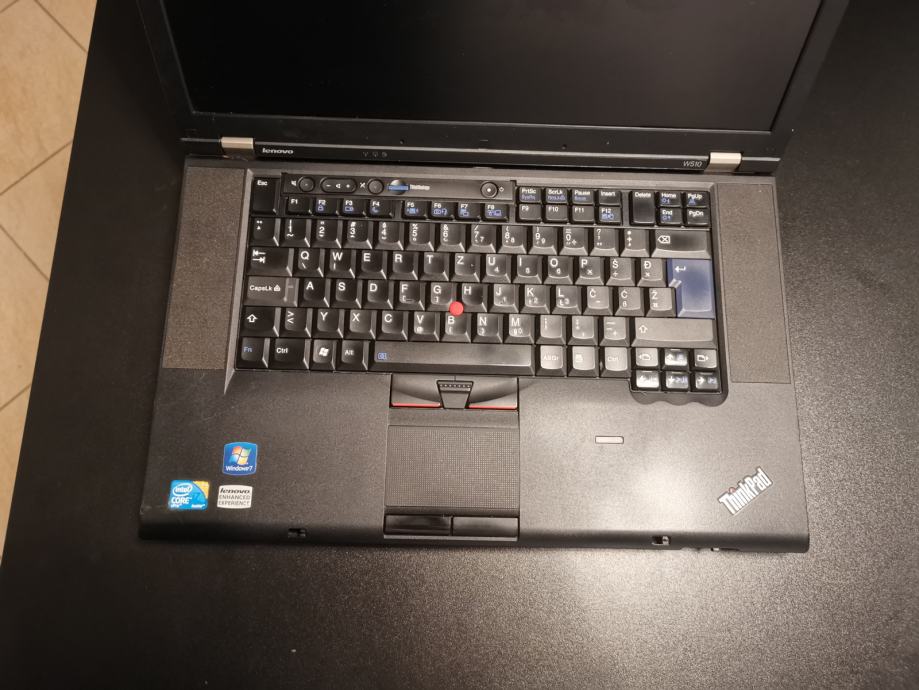 Lenovo ThinkPad W510, i7 720Q, 8GB RAM, 128GB SSD, 15,6 col, NVIDIA