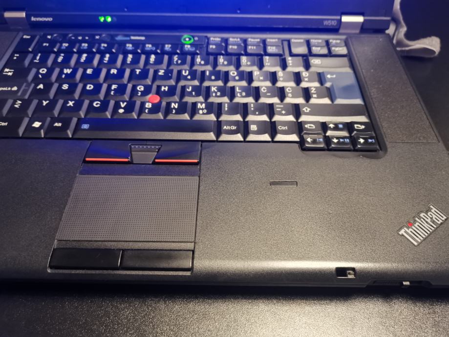 Lenovo ThinkPad W510, i7 720Q, 8GB RAM, 128GB SSD, 15,6 col, NVIDIA