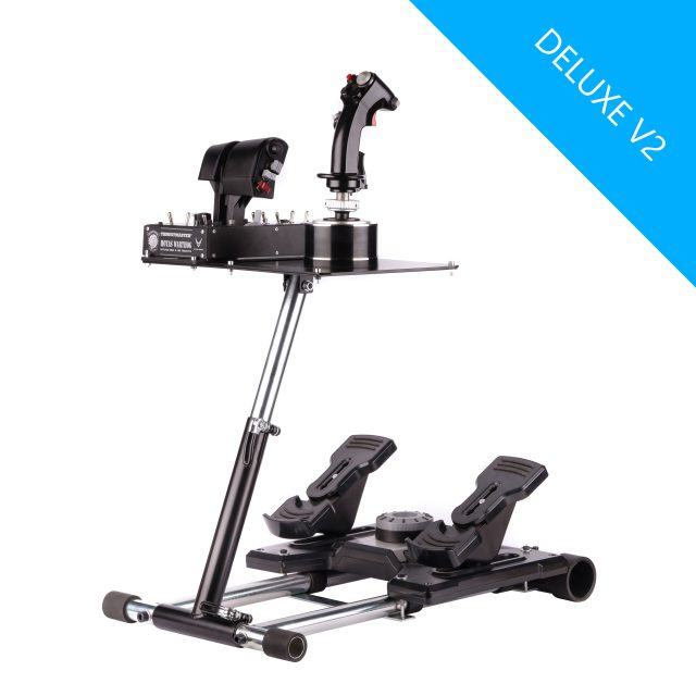 WHEEL STAND PRO V2 Deluxe stojalo za flight simulator HOTAS s pedali