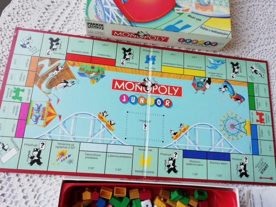 Družabna igra MONOPOLY JUNIOR za 5 do 8 let
