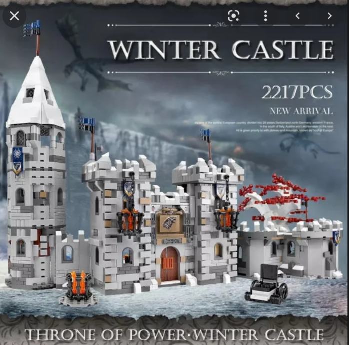Game of Thrones Winterfell Castle Grad - kocke (lego kompatibilne)