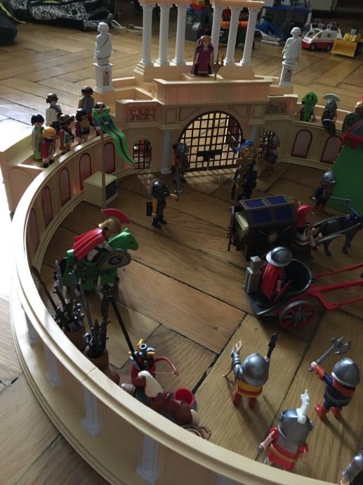 Playmobil rimska arena Kolosei z gladiatorji komlet brez škatle