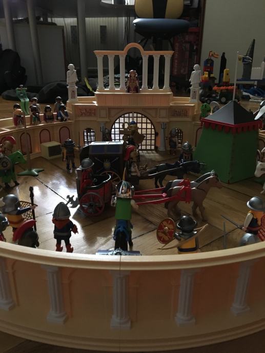 Playmobil rimska arena Kolosei z gladiatorji komlet brez škatle