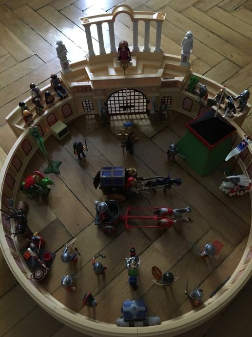 Playmobil rimska arena Kolosei z gladiatorji komlet brez škatle