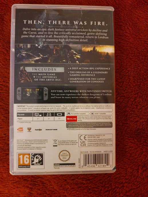 Dark Souls Nintendo switch
