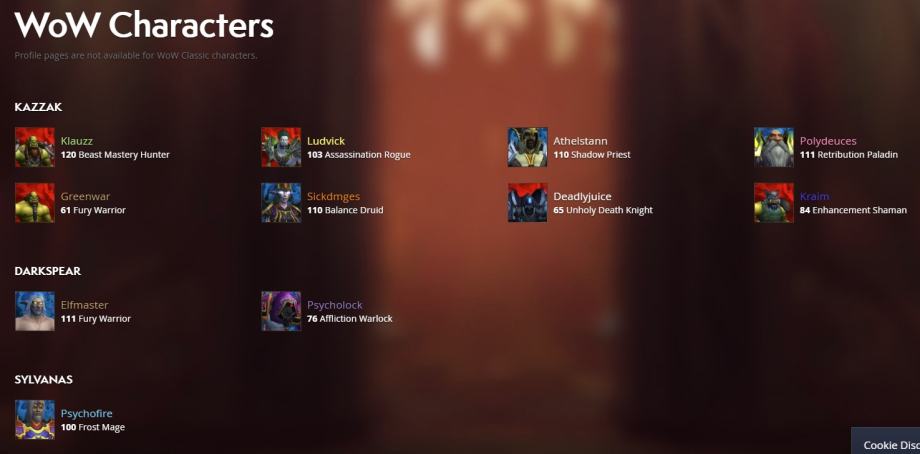 WoW Account