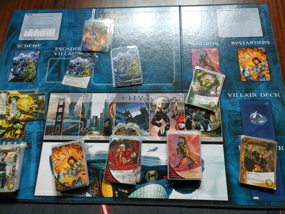 Marvel Legendary Deck Building Game, namizna igra s kartami