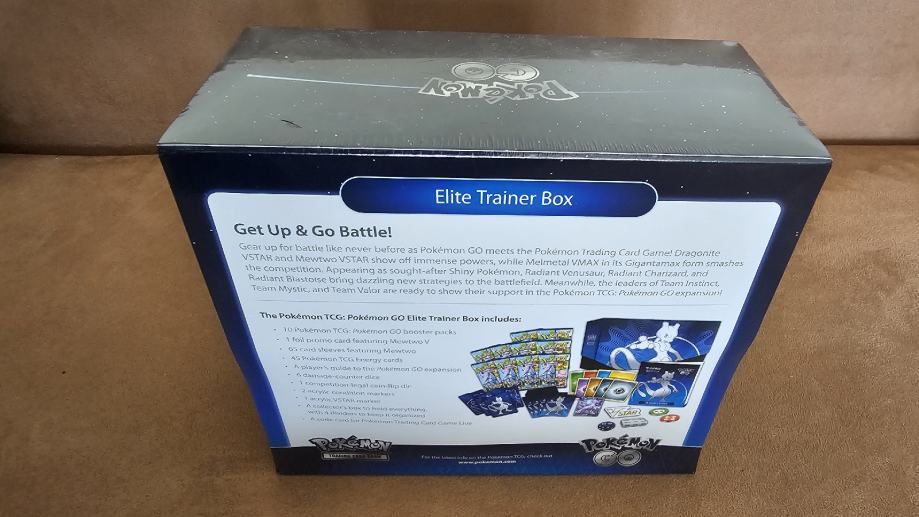 Pokemon GO karte Elite Trainer Box