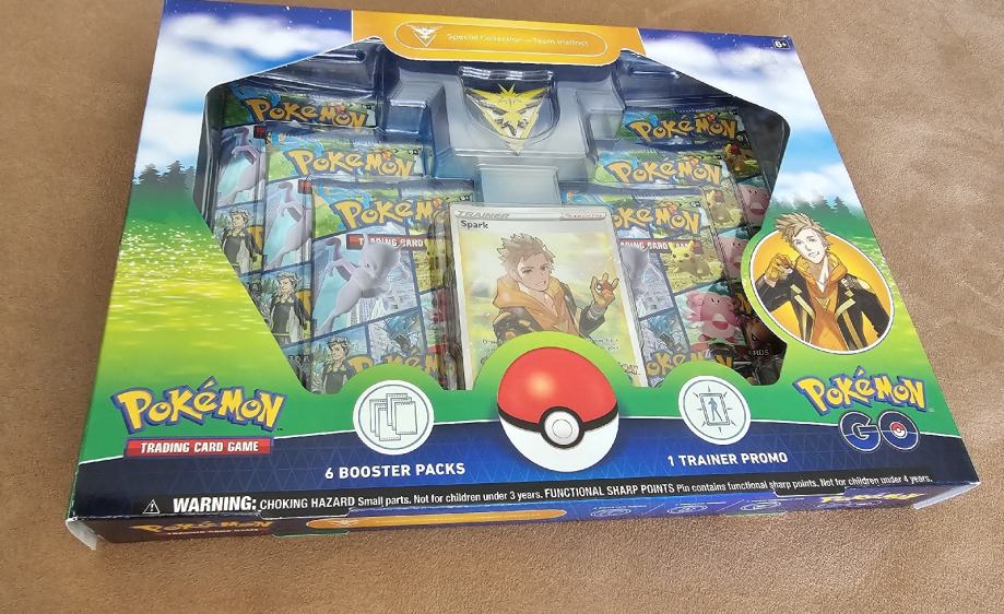 Pokemon GO karte TCG 6x booster packs 1 trainer promo