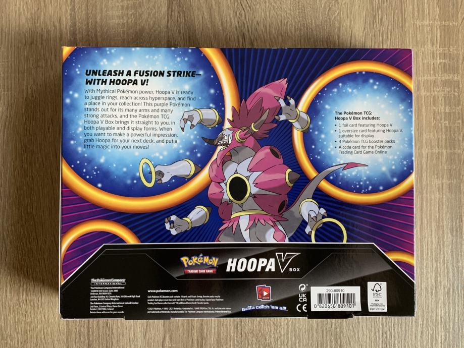 Pokemon karte - Hoopa V Box