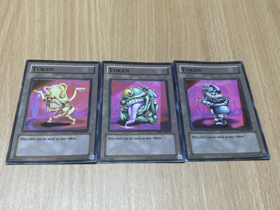 PRODAM SET 3 YU-GI-OH TOKEN KART
