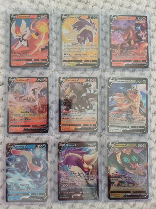 Prodam zelo lepo ohranjene vrednejše in redke Pokemon karte