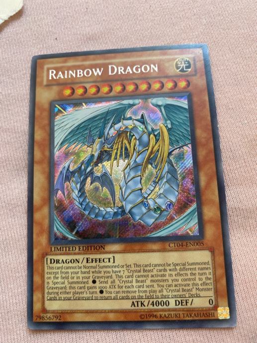 Yu-Gi-Oh Rainbow Dragon karta