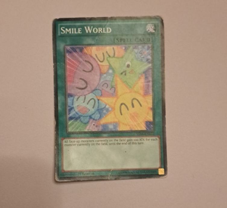 yugioh karta smile world