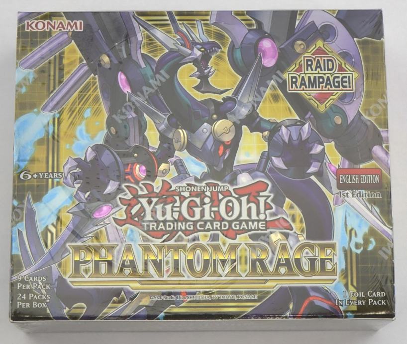 Yugioh Phantom Rage Booster Box