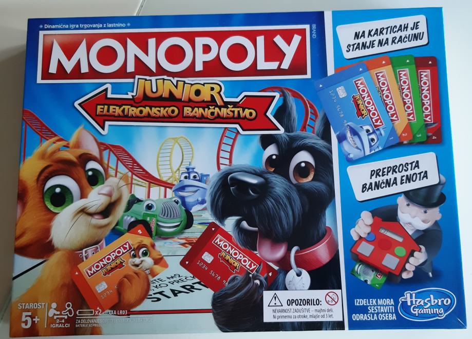 Monopoly Junior - elektronsko bančništvo