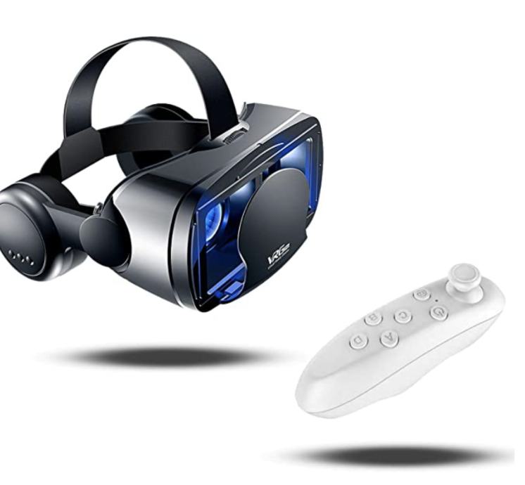 VR očala CoverTpu Pro za 5-7 telefon s slušalkami in krmilnikom