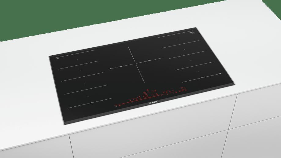 Bosch PXV975DV1E Serie 8 vgradna indukcijska kuhalna plošča, črna