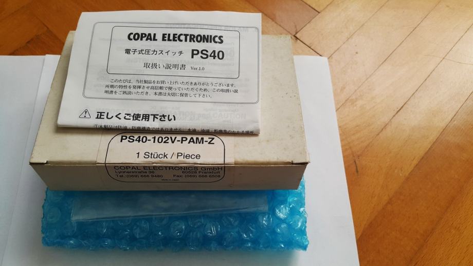 2 Copal industrijska elektronska tlačna stikala, model PS40-102V-PAM-Z