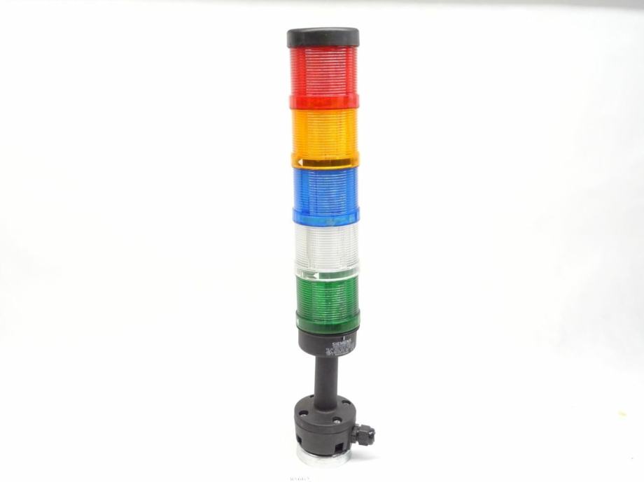 Siemens 5 barvni LED Semafor 8WD44 z magnetnim podnožjem