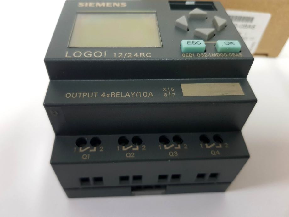 Siemens LOGO! 12/24RC 6ED1052-1MD00-0BA6 12 V/DC, 24 V/DC