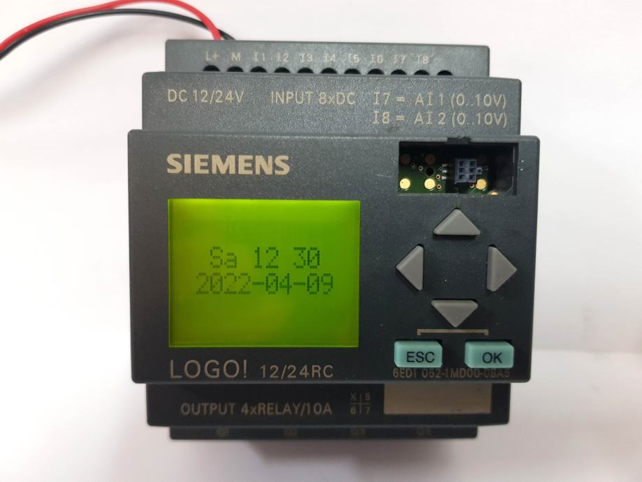 Siemens LOGO! 12/24RC 6ED1052-1MD00-0BA6 12 V/DC, 24 V/DC