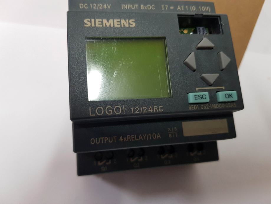 Siemens LOGO! 12/24RC 6ED1052-1MD00-0BA6 12 V/DC, 24 V/DC