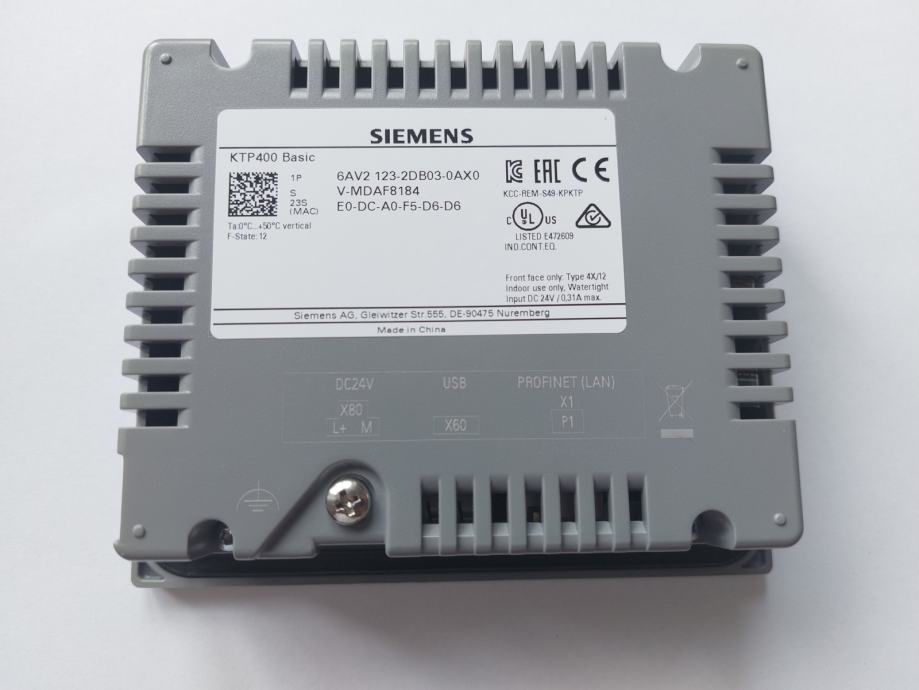 Siemens SIMATIC KTP400 Basic TOUCH PANEL