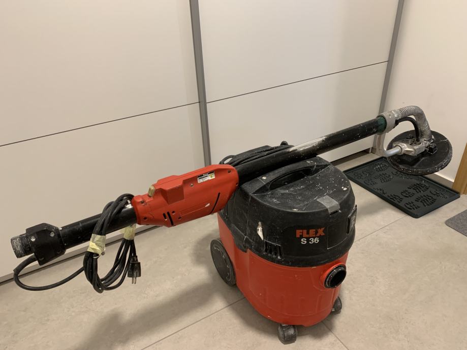 FLEX WS 702 VEA ŽIRAFA ZA BRUŠENJE STEN IN INDUSTRIJSKI SESALEC FLEX