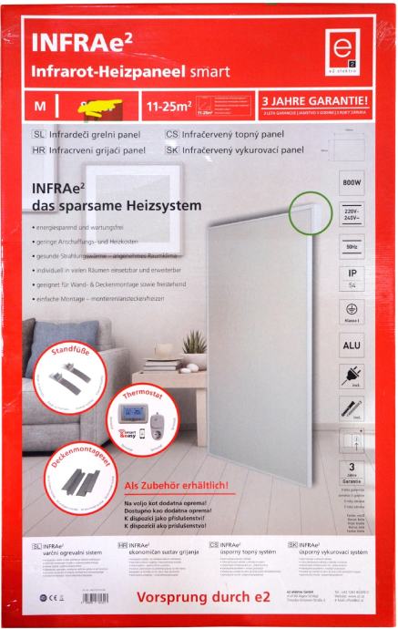 E2 elektro IR Panel INFRAe² smart&easy M 700W WiFi